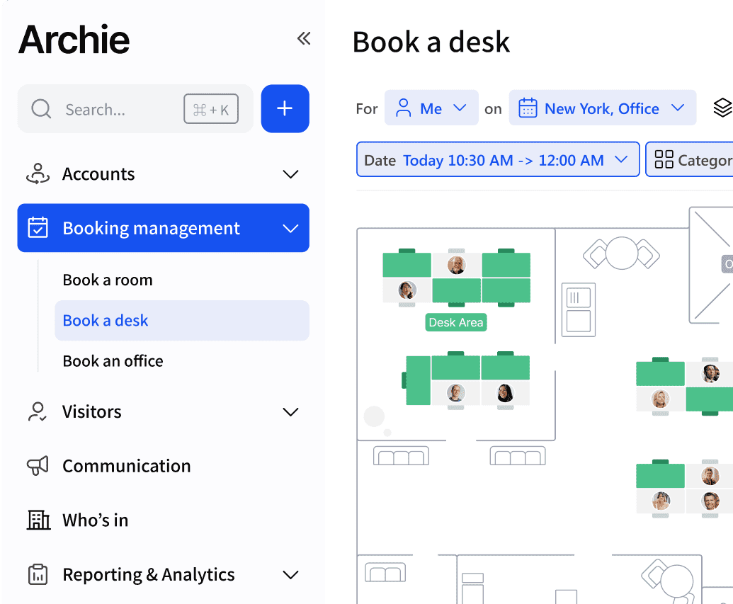 Archie: The Leading Space Management Software for Workplaces