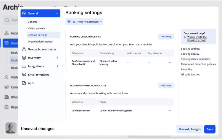 Meeting Room Booking System | Try Archie - Rated 4.9/5 on G2