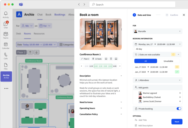 Microsoft Booking System: How to Book Rooms & Desks