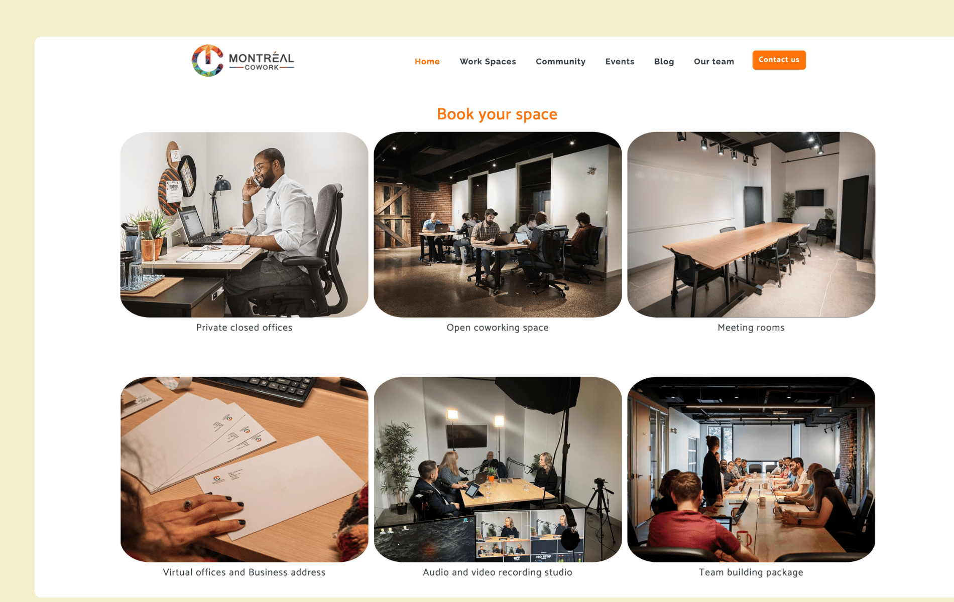How to Build a Coworking Space Website: Guide + Examples