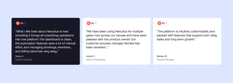 Nexudus Coworking Software: 2026 Review with Pros & Cons