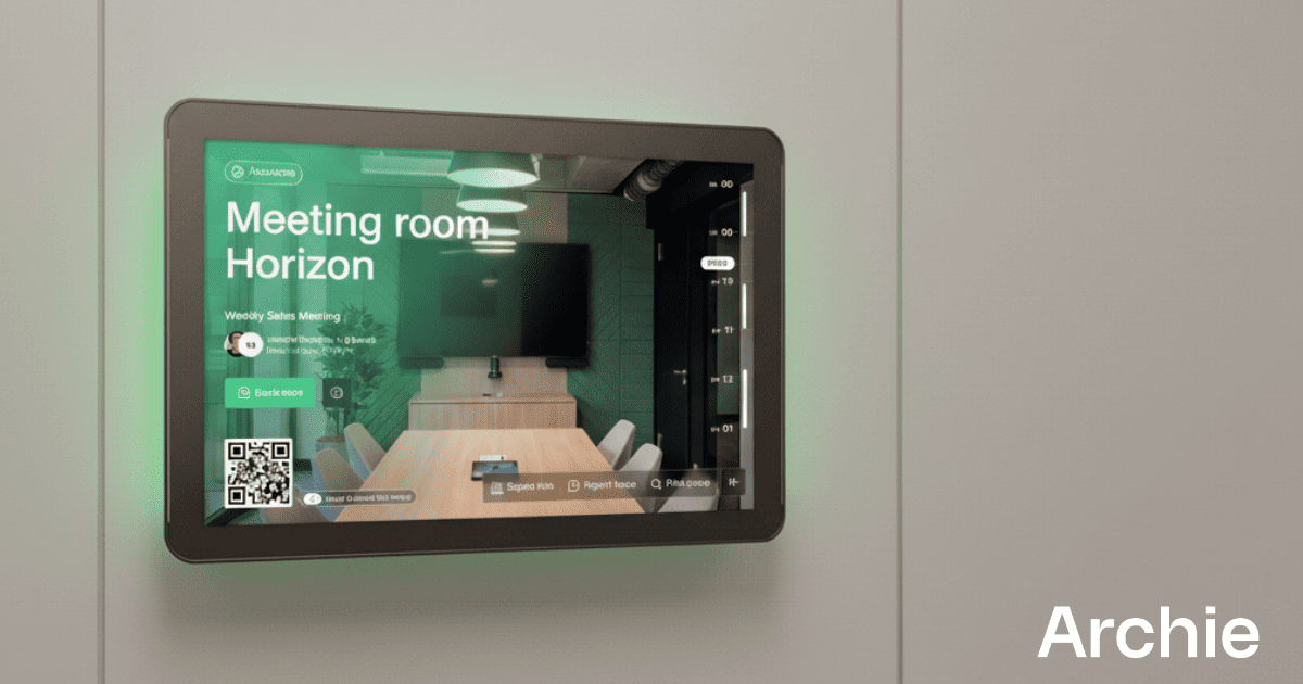 Meeting Room Display Software: Book Rooms with Archie